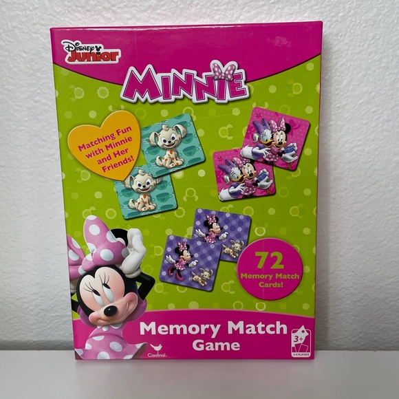 Disney | Toys | Disney Junior Minnie Mouse Memory Game New Open Box ...